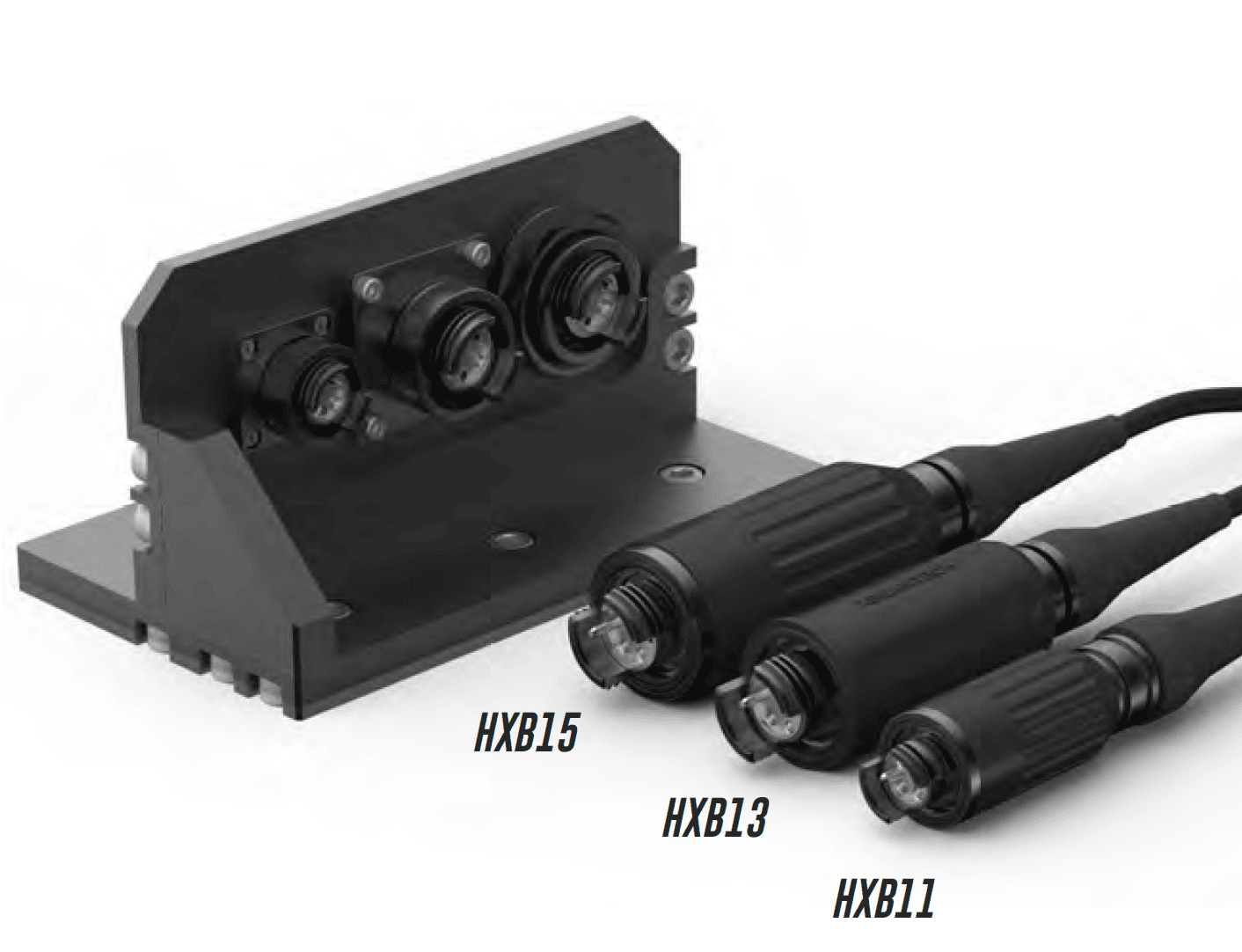 Rugged Fiber Optic HXB Connectors for Harsh Use