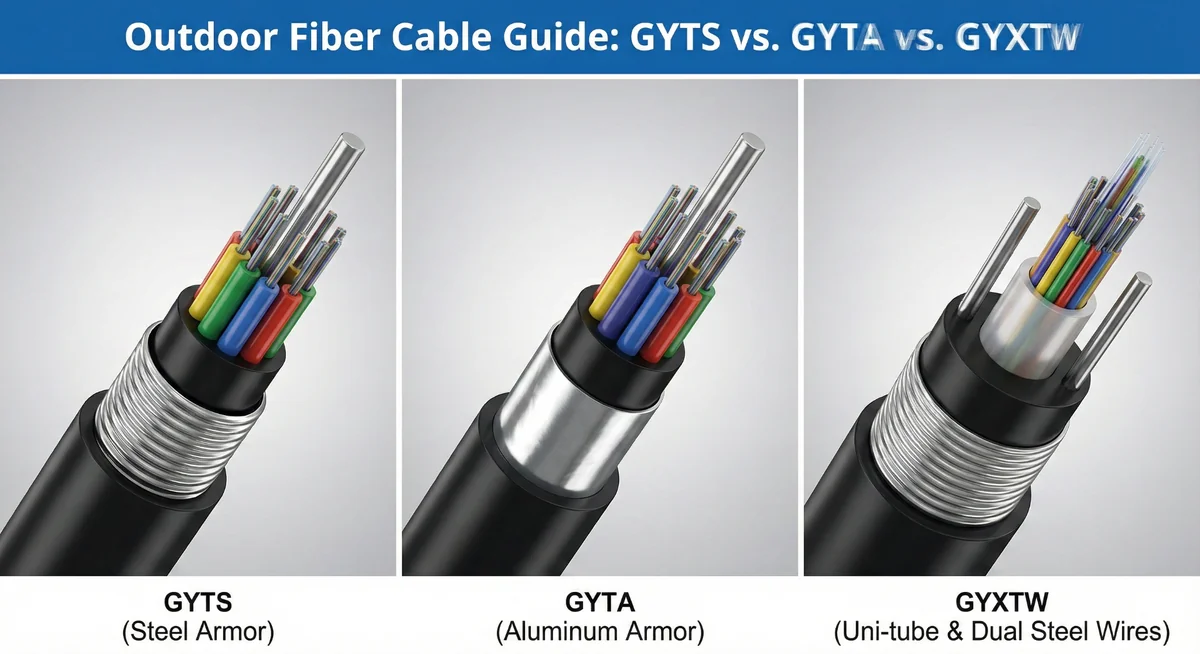 GYTS、GYTA 和 GYXTW：户外光缆该如何选择？| AIMIFiber